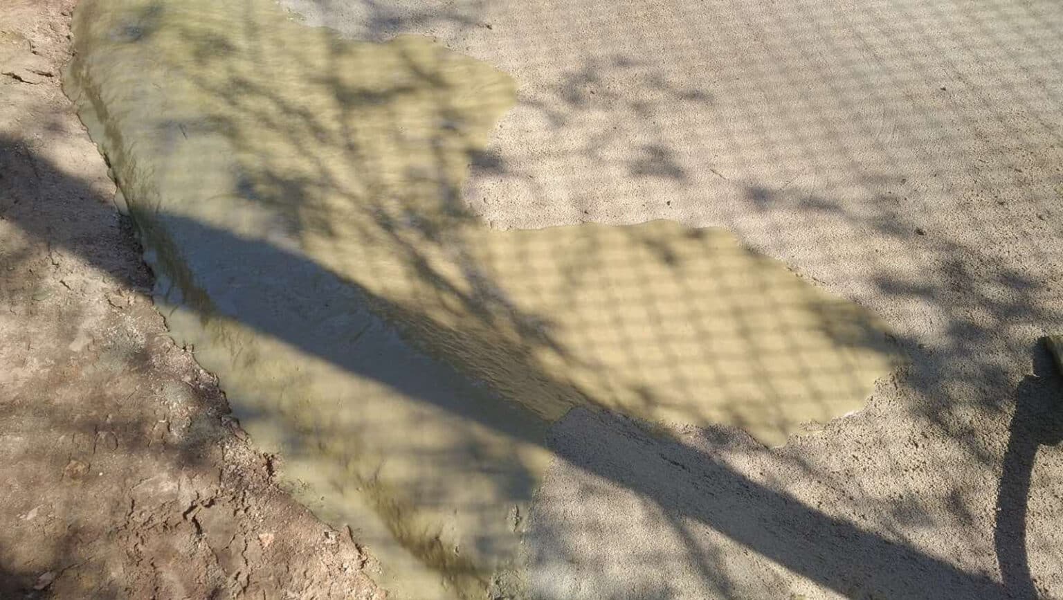 Referenzprojekt: Bachlauf abdichten mit „SysCo-SCASS“ - SysCompound